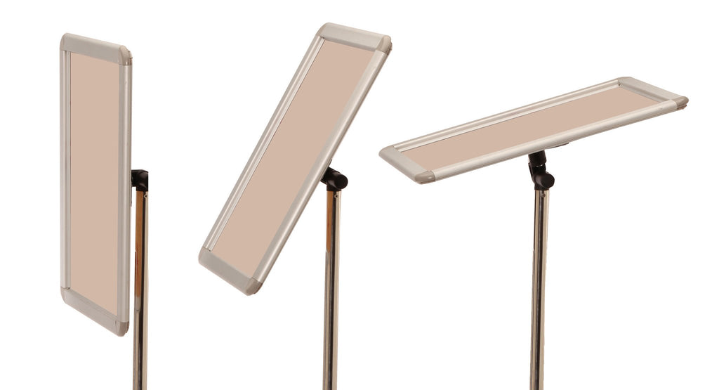 Adjustable Height Telescoping Outdoor Swivel Mount Sign Stand ...